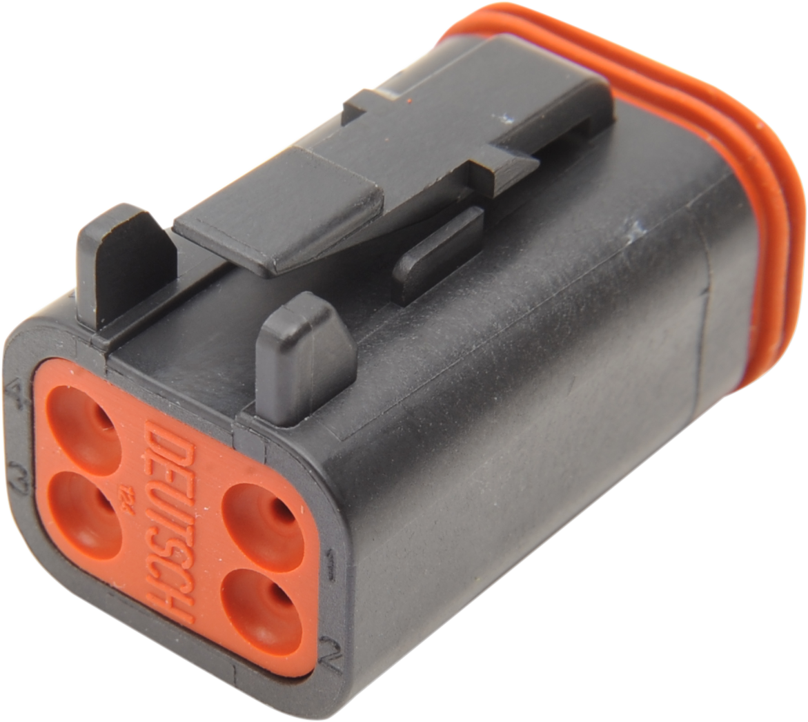 Deutsch Plug - 4 Pin - Black – Motorcycle Depot