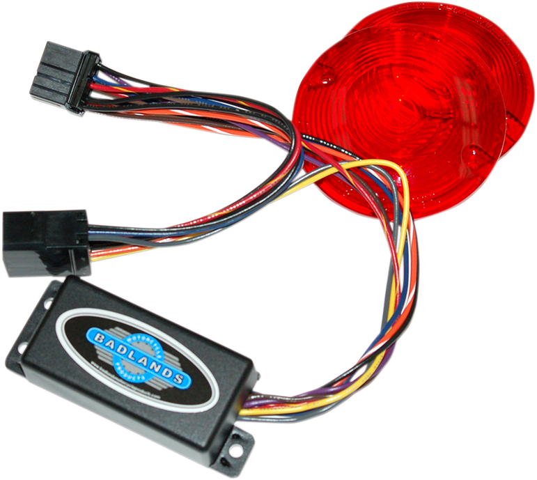 Plug-In Illuminator with Red Lenses - 8 Pin 1997 - 2013 – Motorcycle Depot
