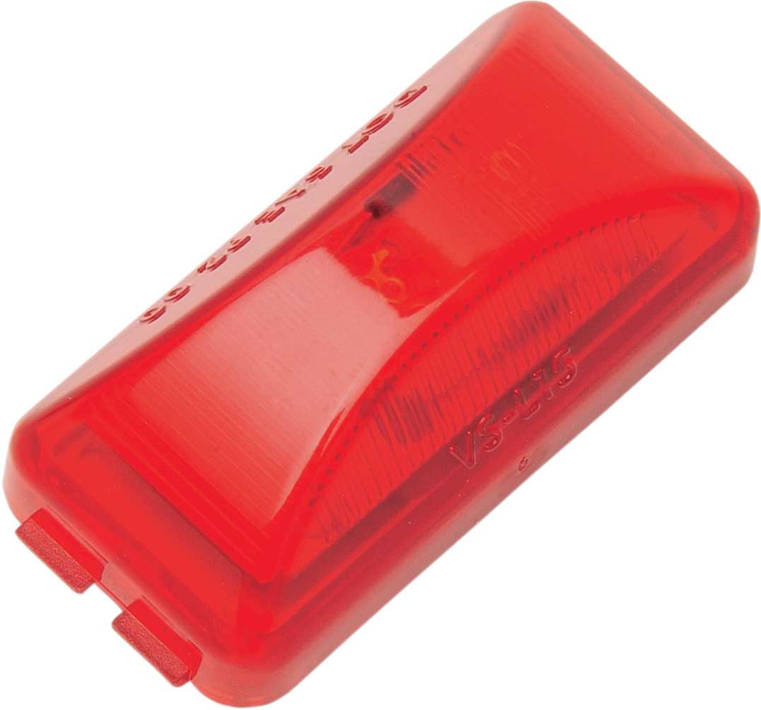 Rectangle LED Light - Red – Motorcycle Depot