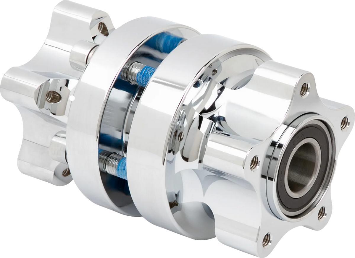 Front Hub - Cartridge - Chrome - Kit - Softail Low Rider S/ST/El Diabl ...