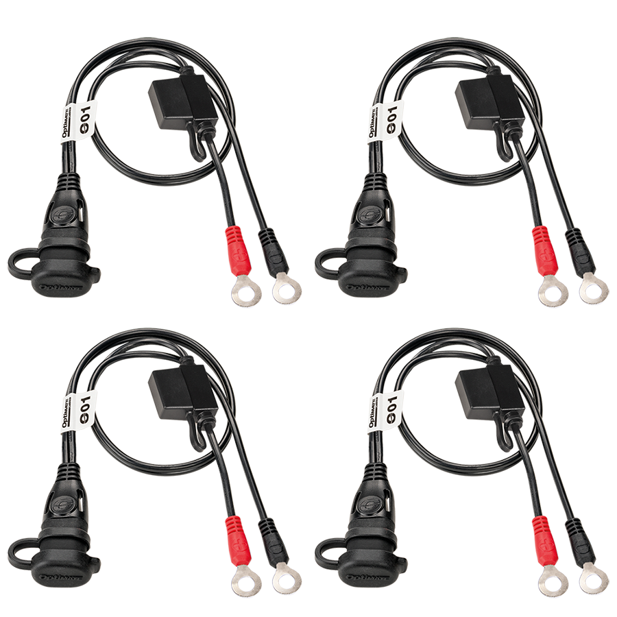 Optimate™ Permanent Battery Lead - 4 Pack – Motorcycle Depot