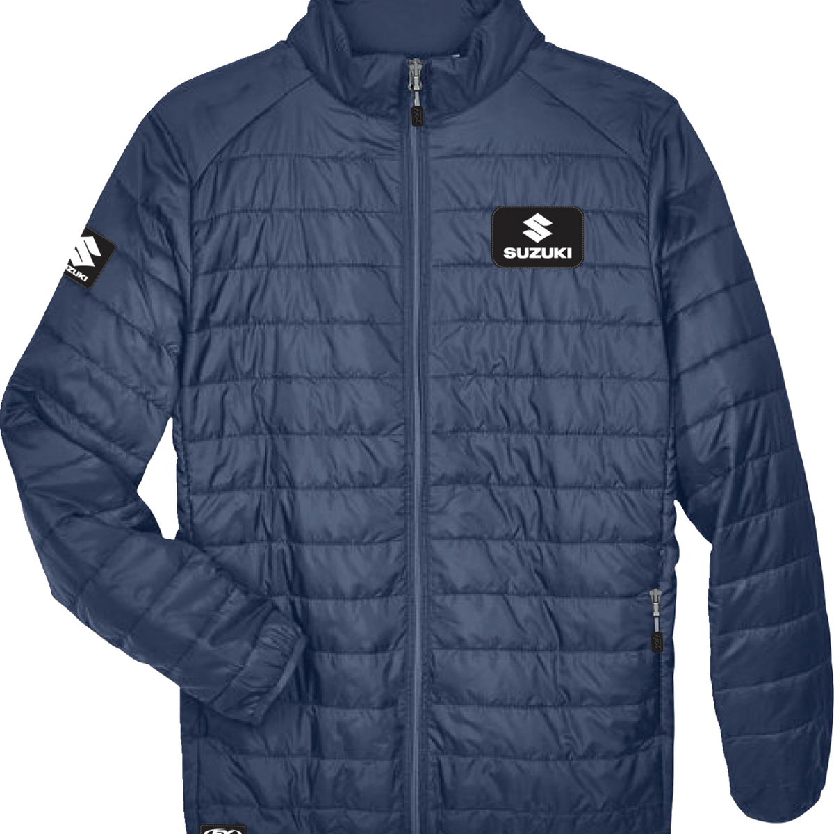 Suzuki Puffer Jacket - Navy - Large – Motorcycle Depot