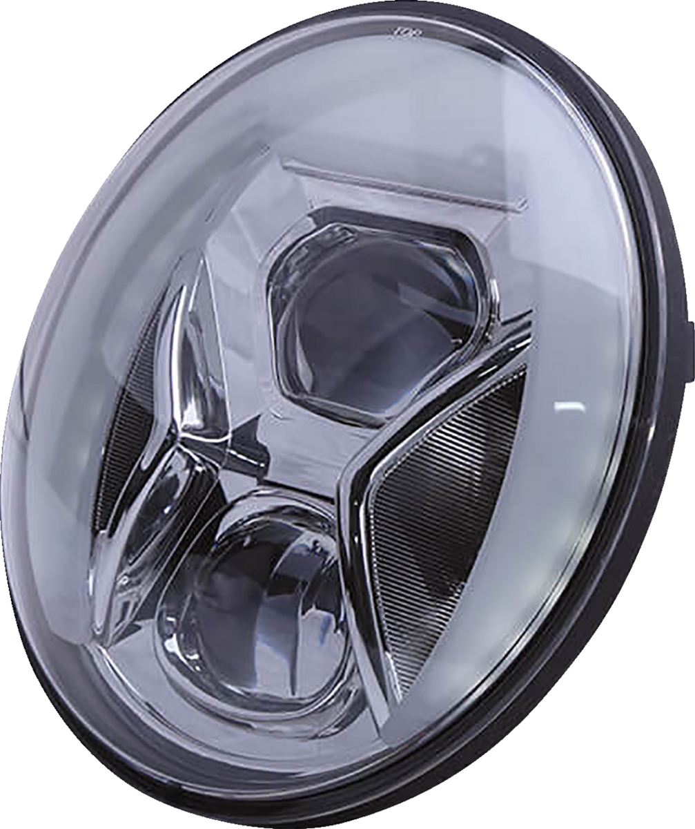 Adaptive Headlight - 7\" - Chrome – Motorcycle Depot