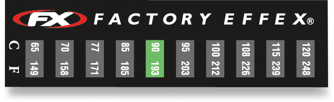 Temperature Sticker – Motorcycle Depot