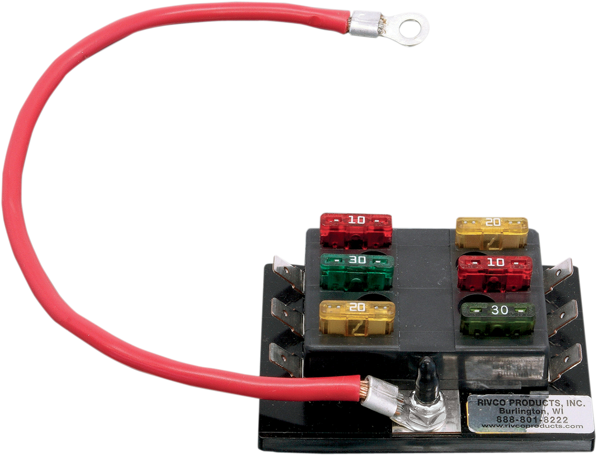 6-Circuit Fuse Box - Universal – Motorcycle Depot