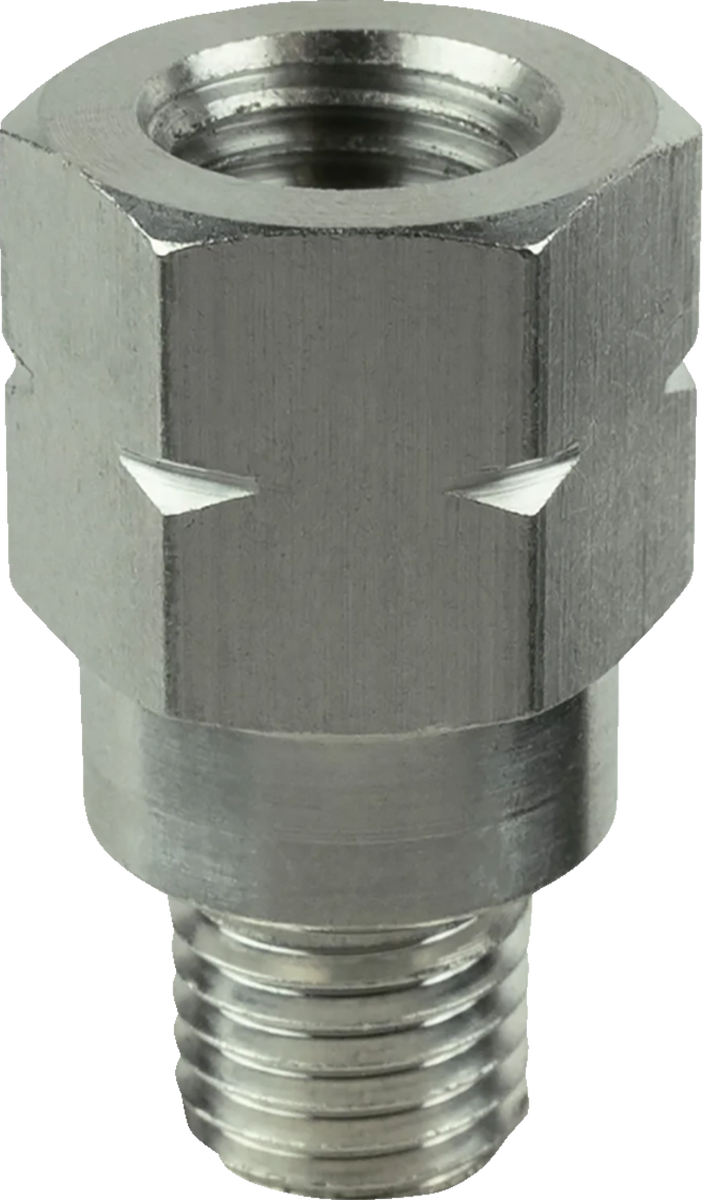 Adapter - Mirror - Threaded - Silver – Motorcycle Depot