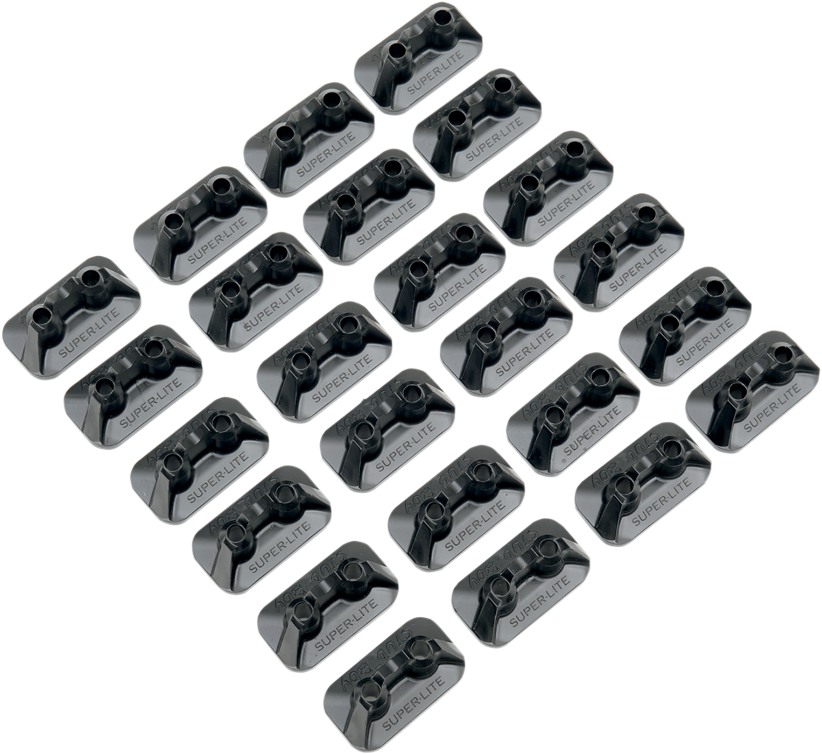 Double Backer Plates - Black - For 2-Ply - 24 Pack – Motorcycle Depot