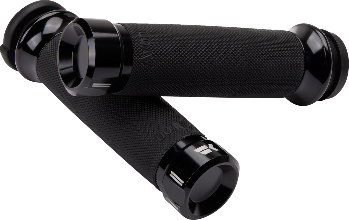 Grips - Klassic - Custom - TBW - Black – Motorcycle Depot