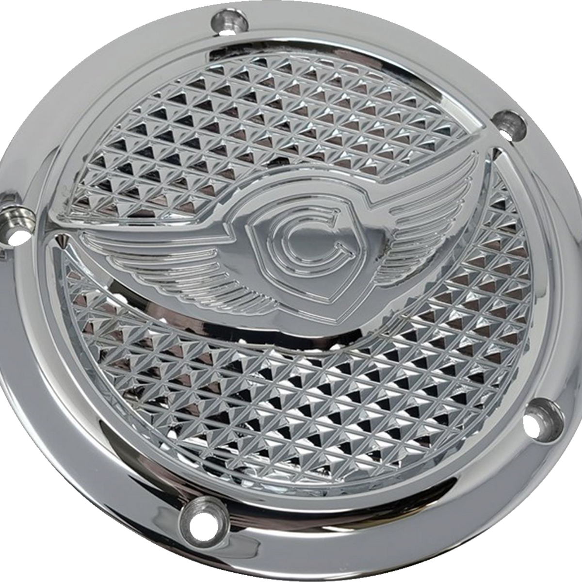 Derby Cover - 5-Hole - Diamondback - Chrome 1999 - 2018 – Motorcycle Depot