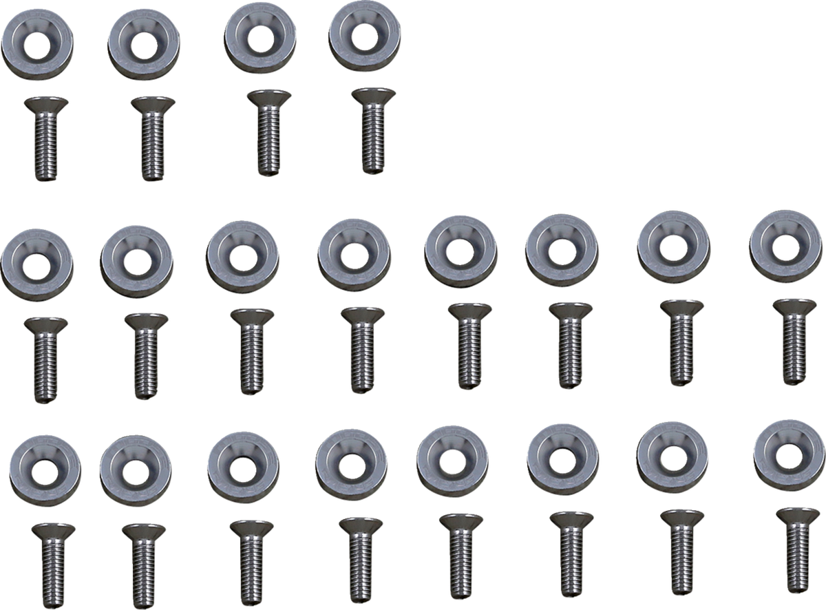 Fender Washer Kit - Silver – Motorcycle Depot