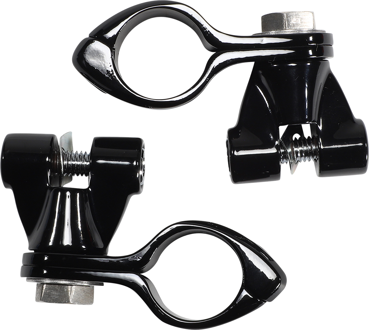 Pinless Clevis Clamp - Black – Motorcycle Depot