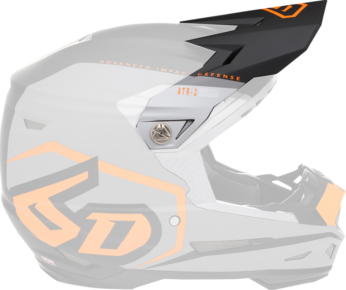 ATR-2 Visor - Delta - Neon Orange – Motorcycle Depot