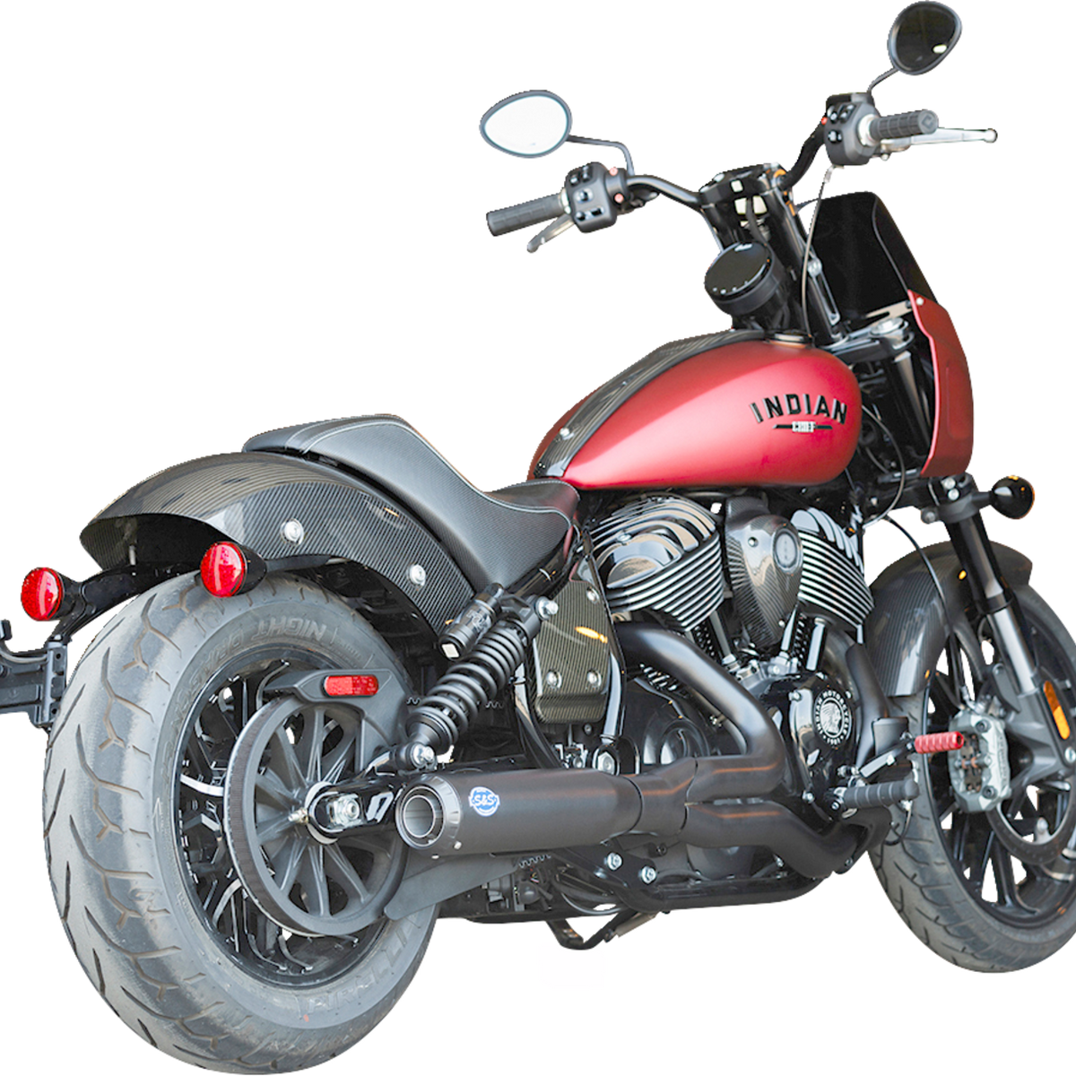 2-into-1 Qualifier Exhaust System - Guardian Black - 49-State - Indian ...